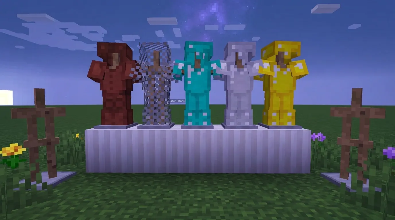 Porte-armure Minecraft : guide complet Java et Bedrock - Next Stage
